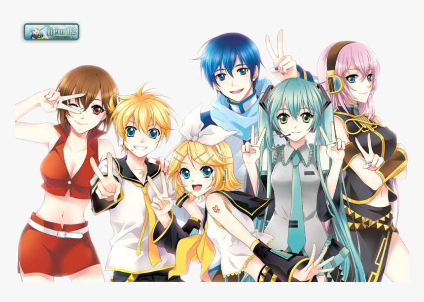 Vocaloids Anime, HD Png Download , Transparent Png Image - PNGitem