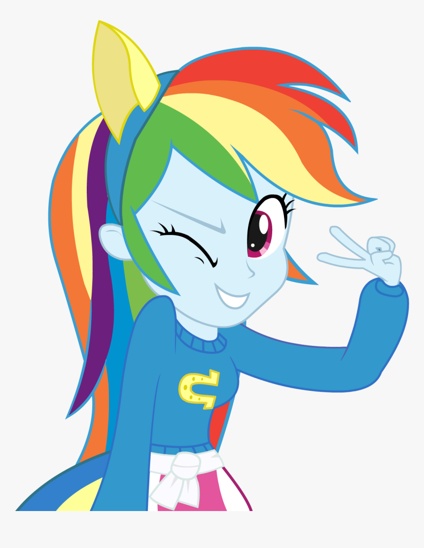 Cute Human Rainbow Dash