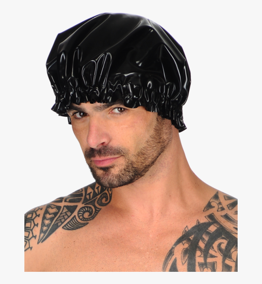Shower Cap - Man With Shower Cap, HD Png Download , Transparent Png ...