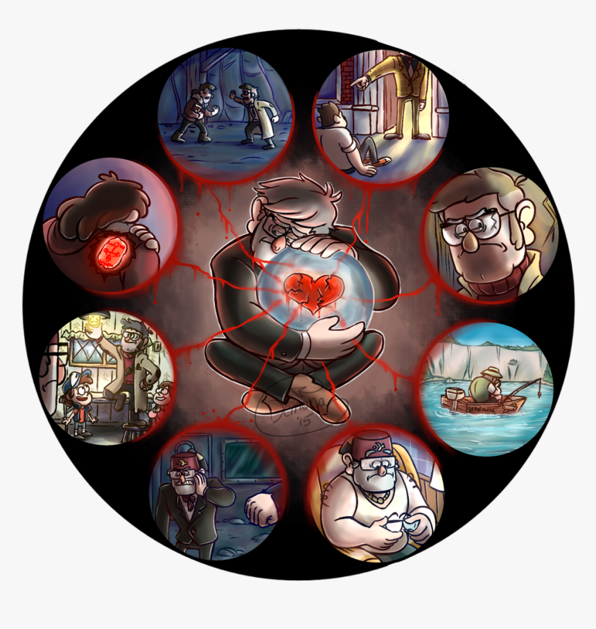 Transparent Grunkle Stan Png - Gravity Falls Stan Heart, Png Download ...