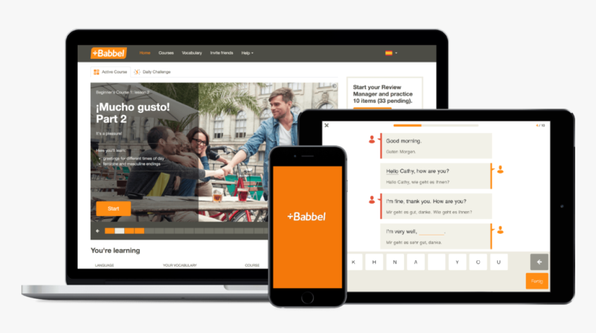 Babbel App, HD Png Download , Transparent Png Image - PNGitem