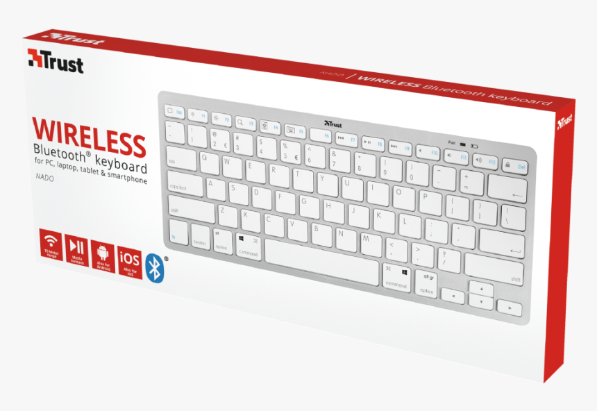 Nado Bluetooth Wireless Keyboard - Latest Wireless Keyboard, HD Png ...