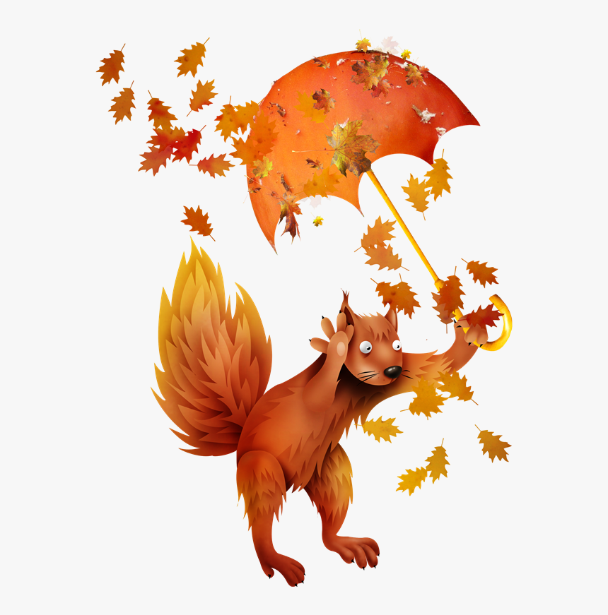 Forgetmenot Autumn Squirrels - Free Autumn Animals Clipart, HD Png ...