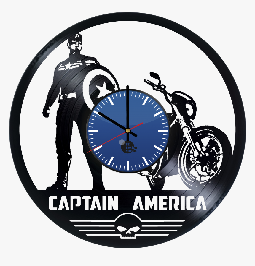 Transparent Captain America Title Png - Motor Decor Character, Png ...