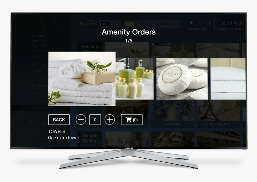 Btv Services Screen - Led-backlit Lcd Display, HD Png Download ...