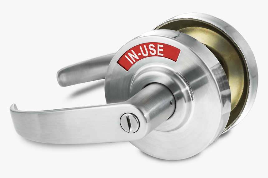 1 Heavy Duty Indicator Lock In 26d Satin Chrome - Lever, HD Png ...