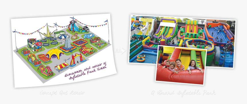 Layout Modern Amusement Park, HD Png Download , Transparent Png Image ...