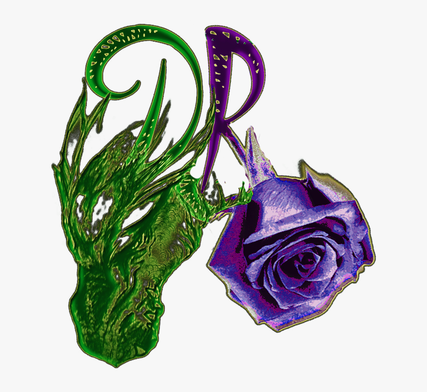 Dragonfly Rose Art - Garden Roses, HD Png Download , Transparent Png ...