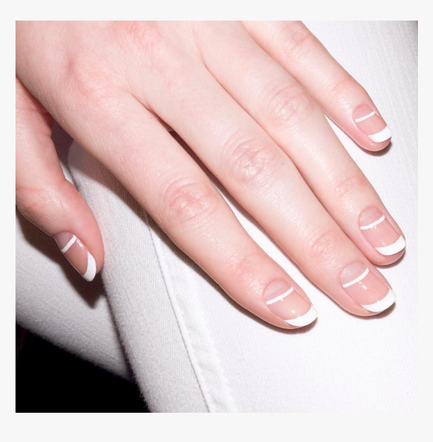 Double Line French Manicure, HD Png Download , Transparent Png Image ...