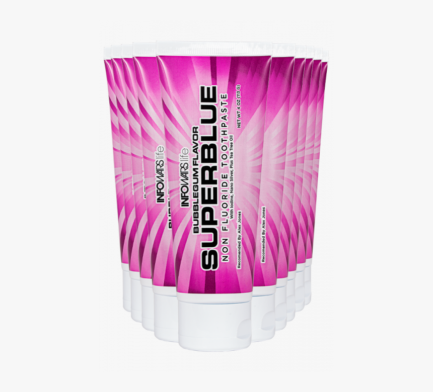 Infowars Life Superblue Fluoride-free Toothpaste, HD Png Download ...