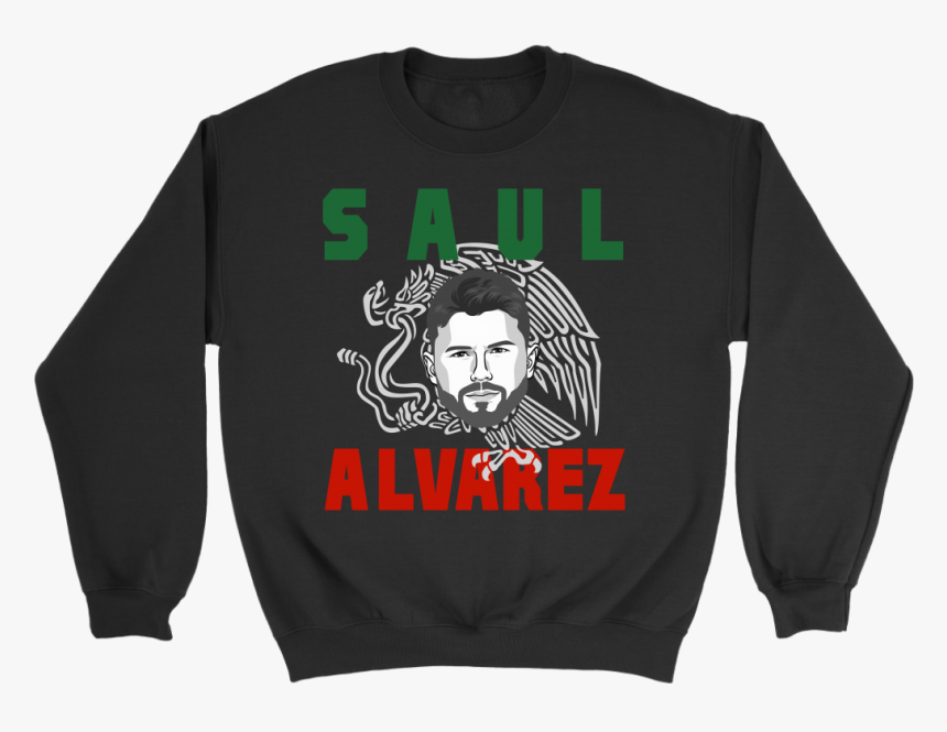 Canelo Alvarez Eagle Face Sweatshirt - Mexican Flag Symbol, HD Png ...