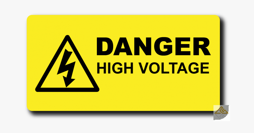 High Warning Voltage Hazard Label Free Transparent - Danger High ...