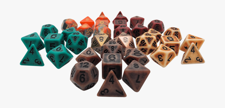 Steampunk Dice Sets For D&d - Triangle, HD Png Download , Transparent ...