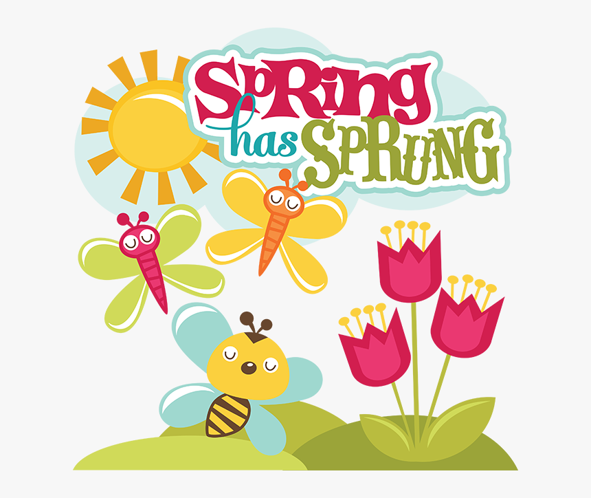 Clip Art Scrap Book Spring Clipart - Spring Has Sprung 2018, HD Png ...