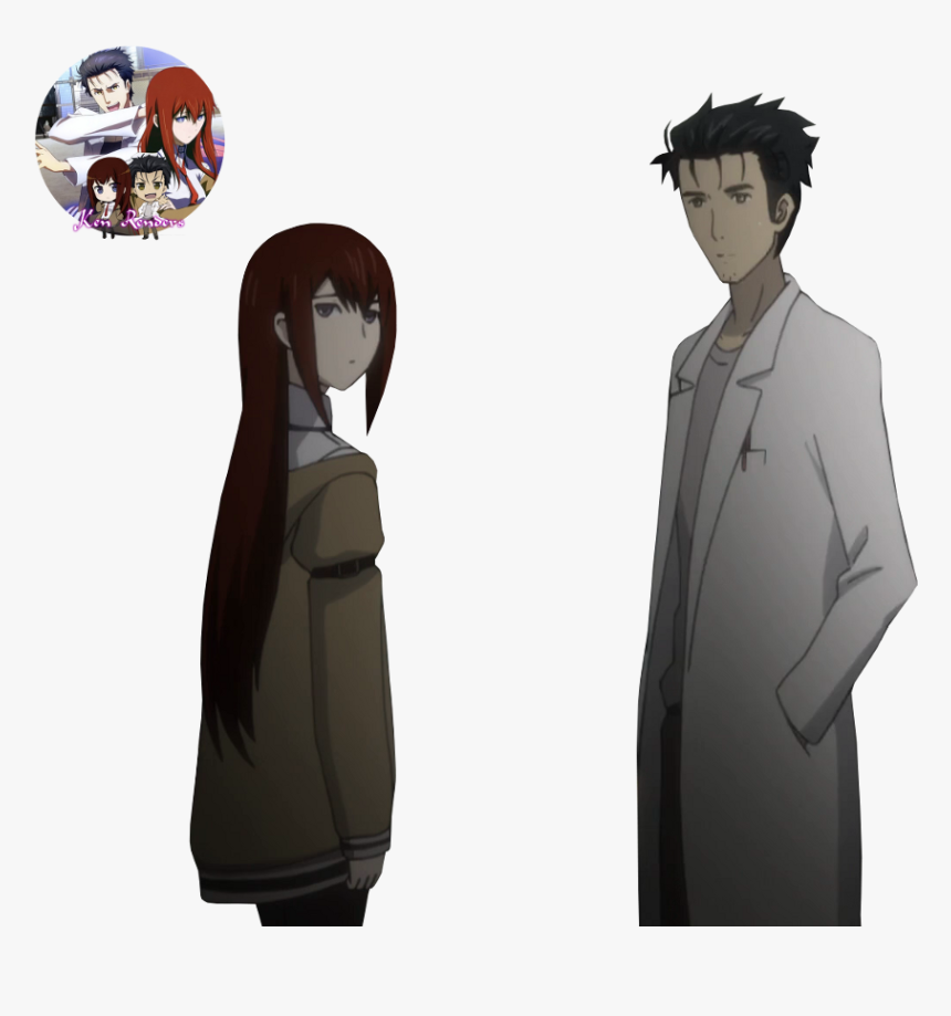 #ken Renders #ken Renders Okabe X Kurisu #ken Renders, HD Png Download ...