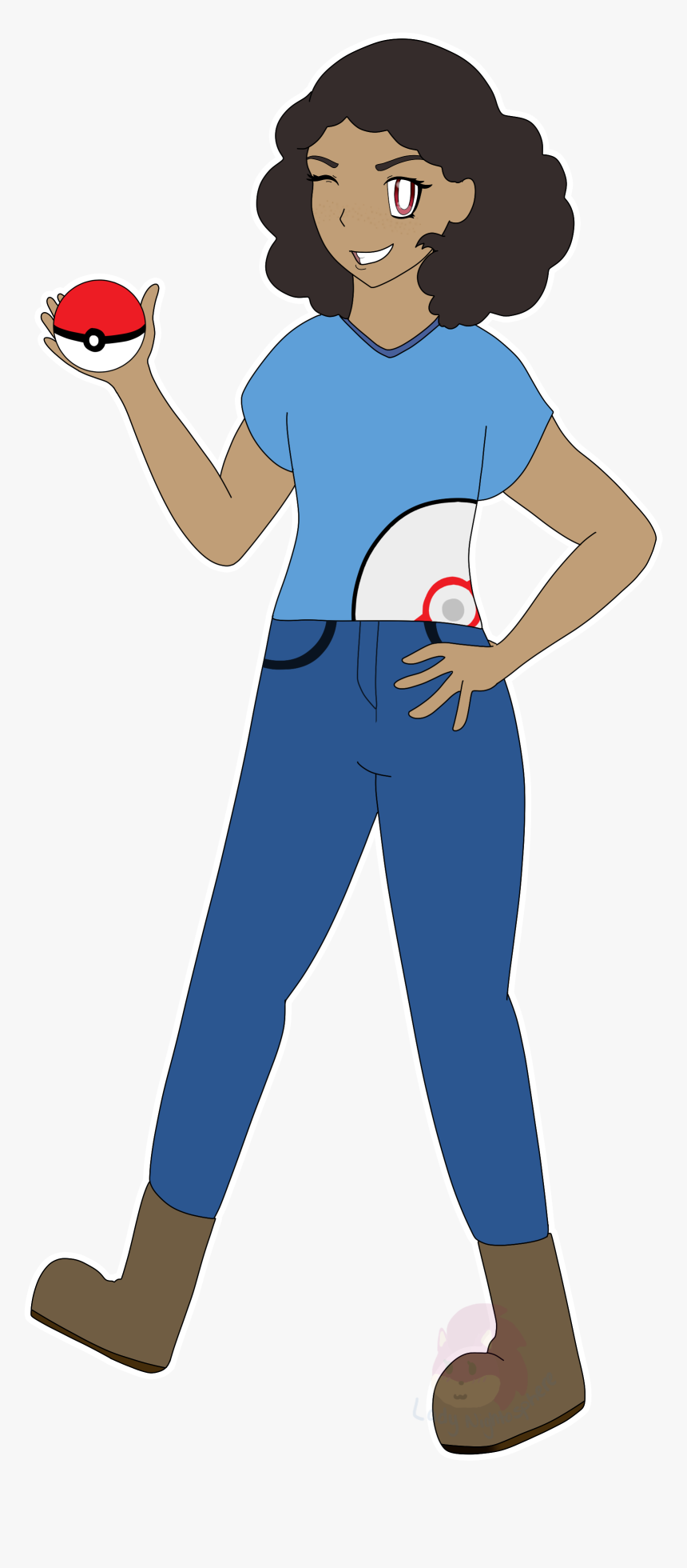 Pokemon Trainer Avatar - Cartoon, HD Png Download , Transparent Png ...