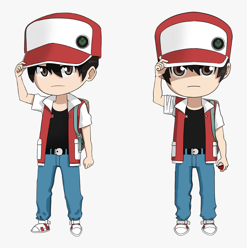 Green Blue And Yellow Trainer By Syker - Pokemon Red Trainer, HD Png ...