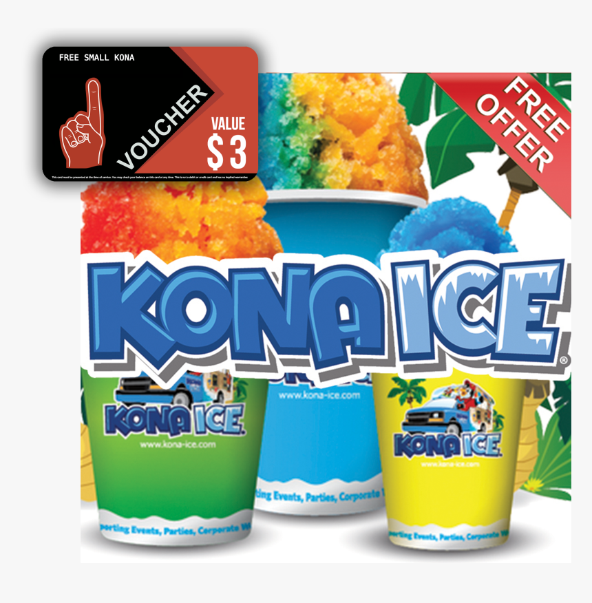 Kona Ice, Coastal Voucher - Clip Art Of Kona Ice, HD Png Download ...