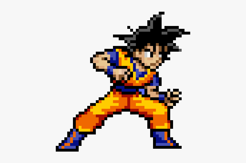 Goku Pixel Art Png, Transparent Png , Transparent Png Image - PNGitem