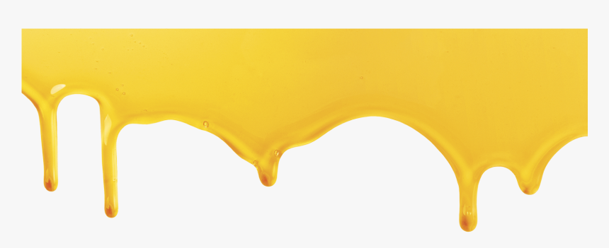 Honey Transparent Drip - Yellow Paint Dripping Png, Png Download ...