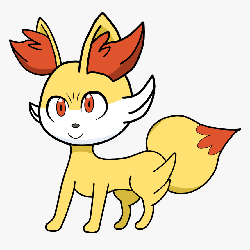 Fennekin - Cartoon, HD Png Download , Transparent Png Image - PNGitem