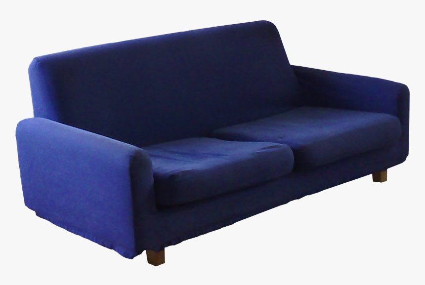 Sofa - Transparent Png Seat Blue Sofa, Png Download , Transparent Png ...