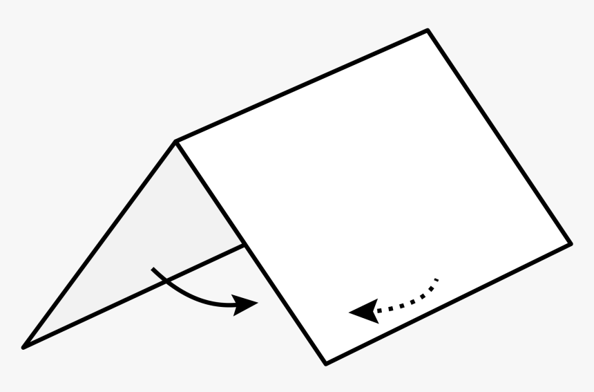 Filemountain Foldsvg Wikimedia Mons Fold Up Bed Fold - Triangle, HD Png ...