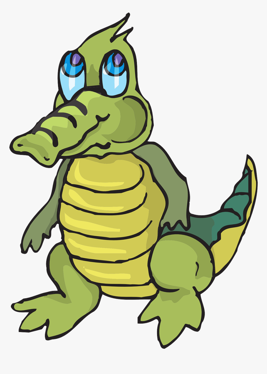 Cute Baby Crocodile Cartoon