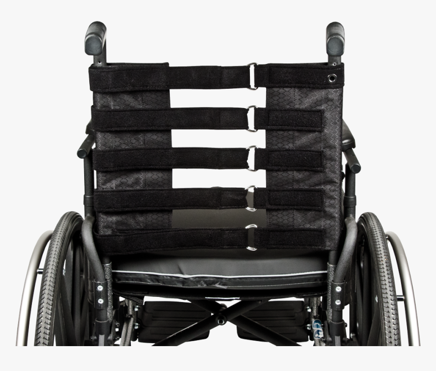 The Black Straps Of Elements Back Wheelchair - Wheelchair, HD Png ...