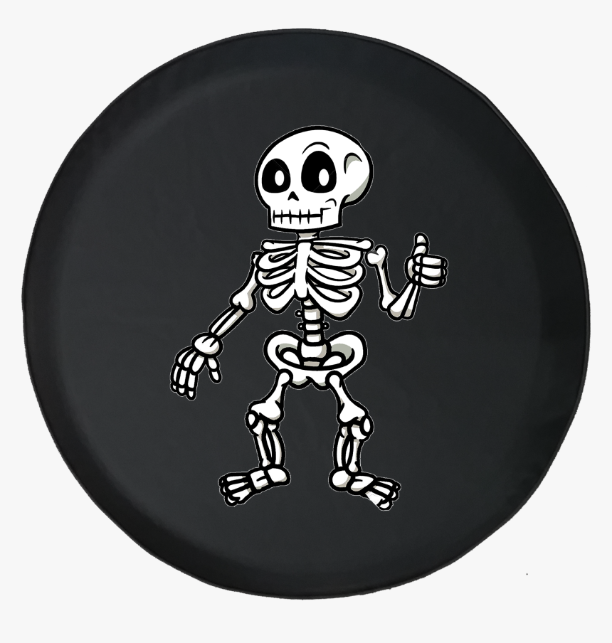 Cartoon Skeleton Thumbs Up Spooky Scary Haunted Halloween - Skeleton ...