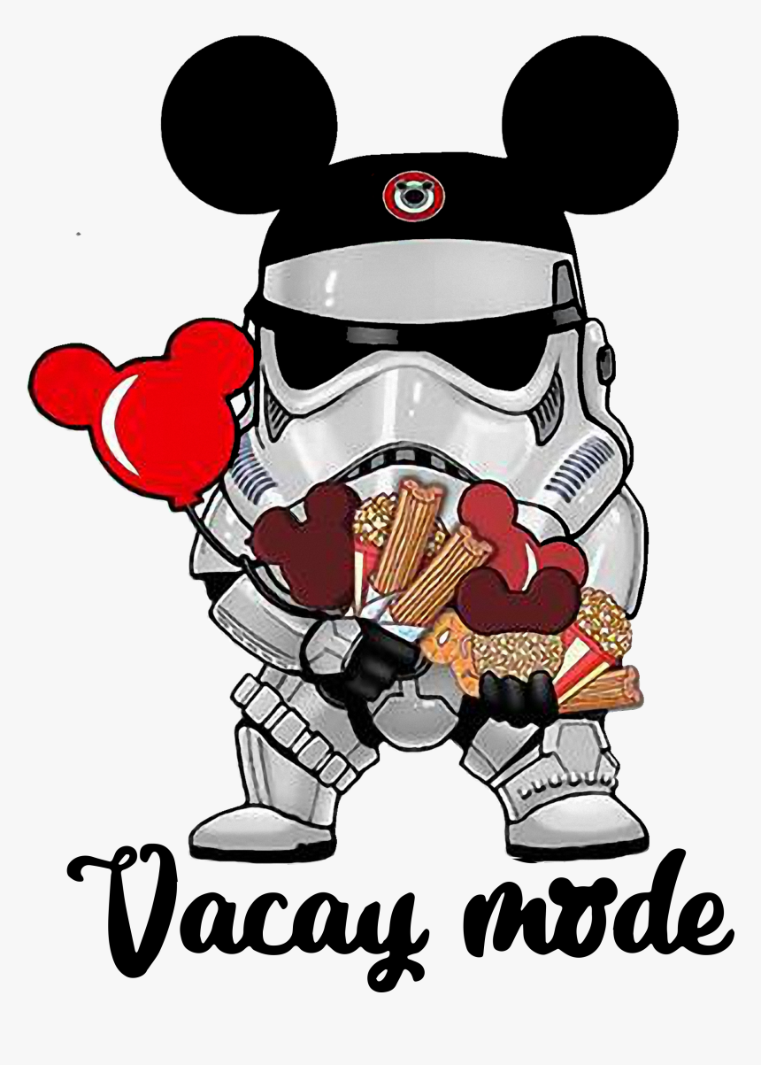 Star Wars Stormtrooper Micky Vacay Mode , Transparent - Star Wars ...