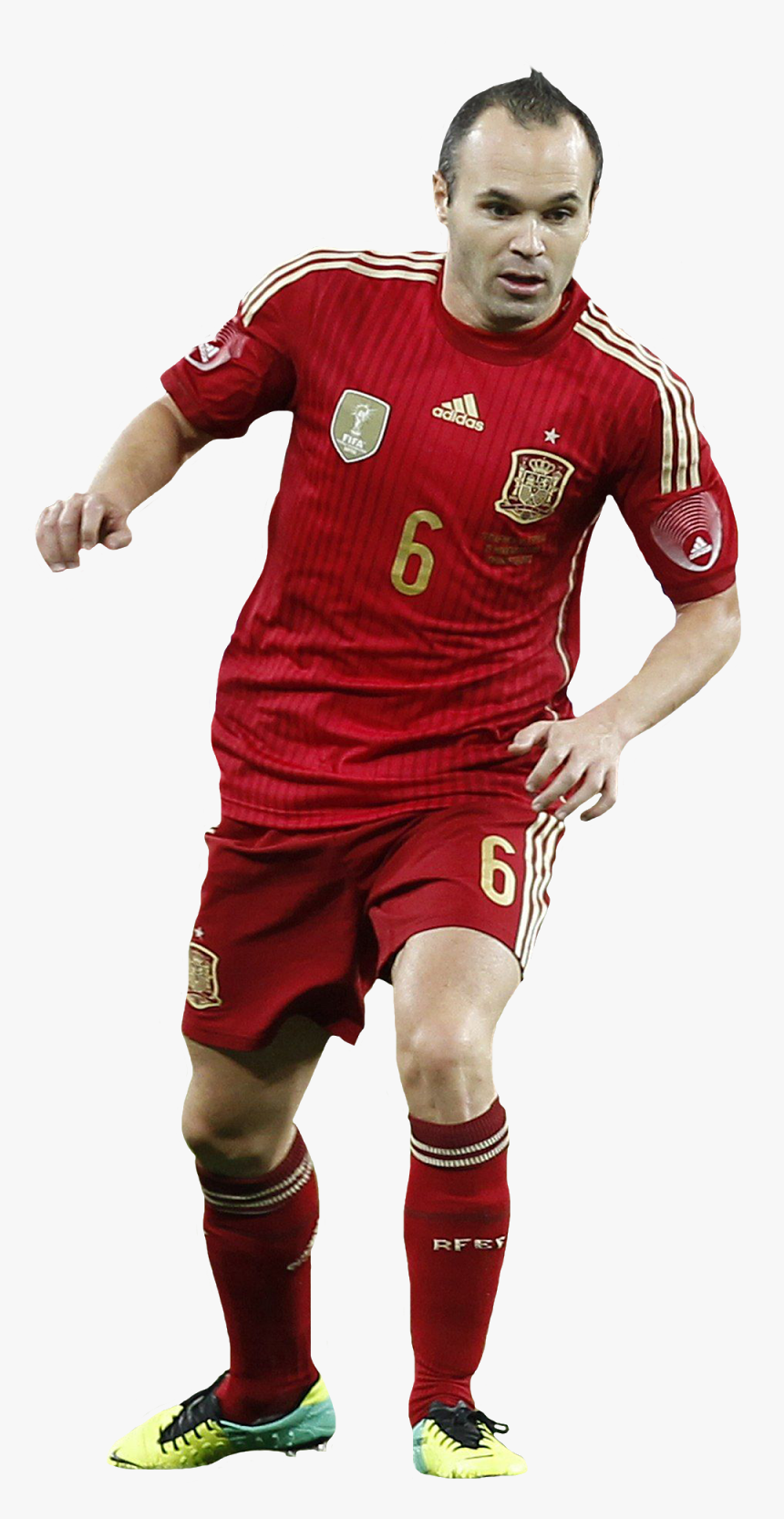 Transparent Iniesta Png - Soccer Player, Png Download , Transparent Png ...