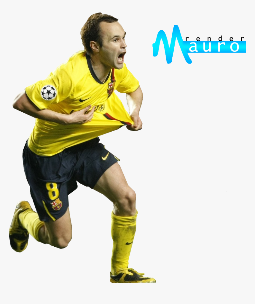 Transparent Iniesta Png - Render Iniesta Png, Png Download ...