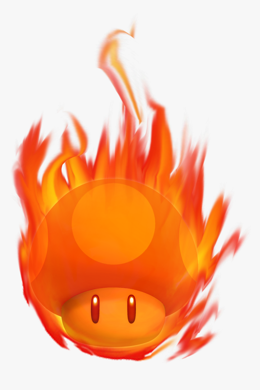 Super Mario Fire Mushroom, HD Png Download , Transparent Png Image ...