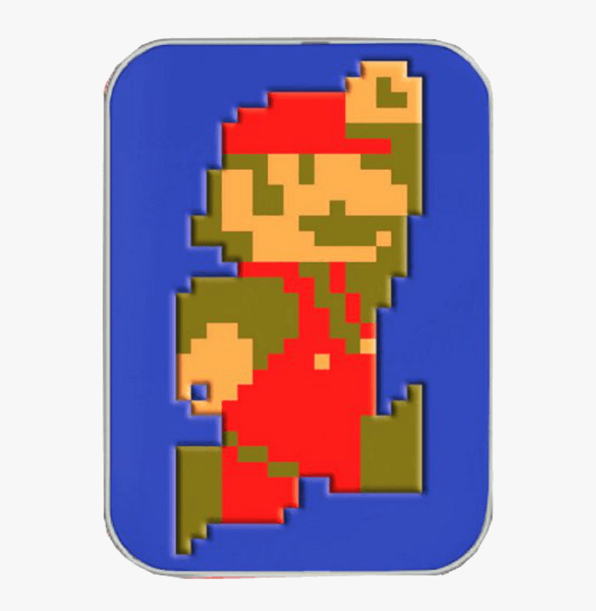 Nintendo Mario 8-bit Blocks Mints Tin - 8 Bit Super Mario, HD Png ...