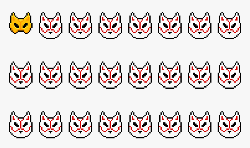 Transparent Kitsune Mask Png - Cartoon, Png Download , Transparent Png ...