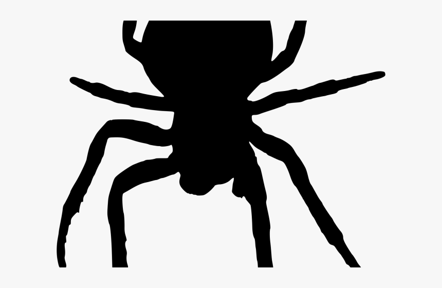 Horror Clipart Scary Spider - Spider Silhouette Png, Transparent Png ...