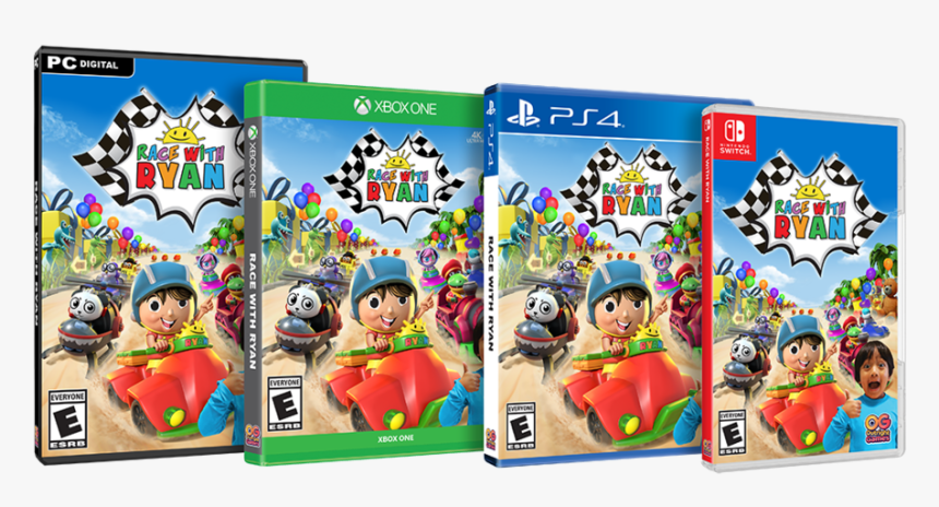 Rwr Us Pc Xb1 Ps4 Ns Nds - Race With Ryan Game, HD Png Download , Transparent Png Image - PNGitem