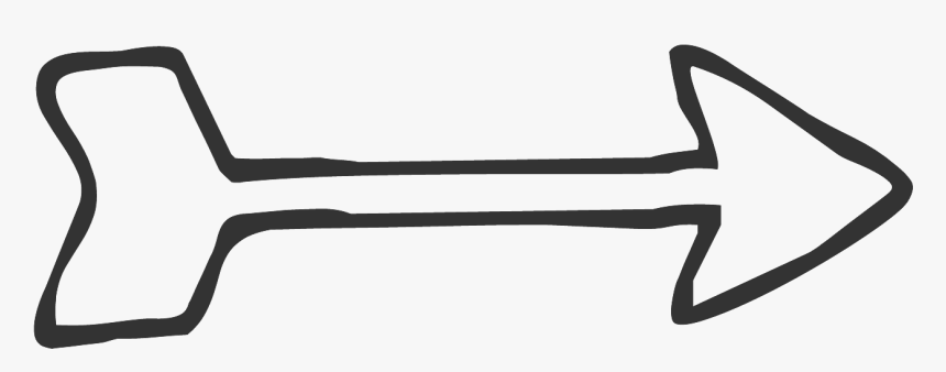 Transparent Arrow Pointing Right - Arrow Pointing Right Drawing, HD Png ...