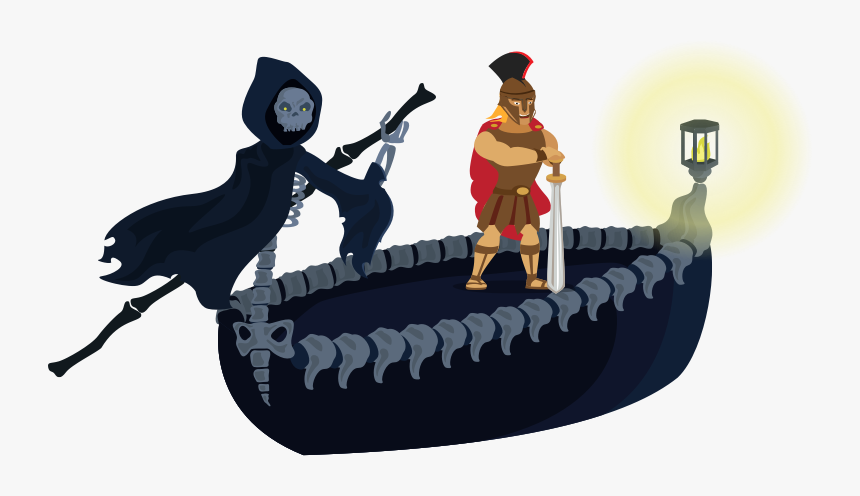 Achilles Clipart River Styx , Png Download - Cartoon, Transparent Png ...