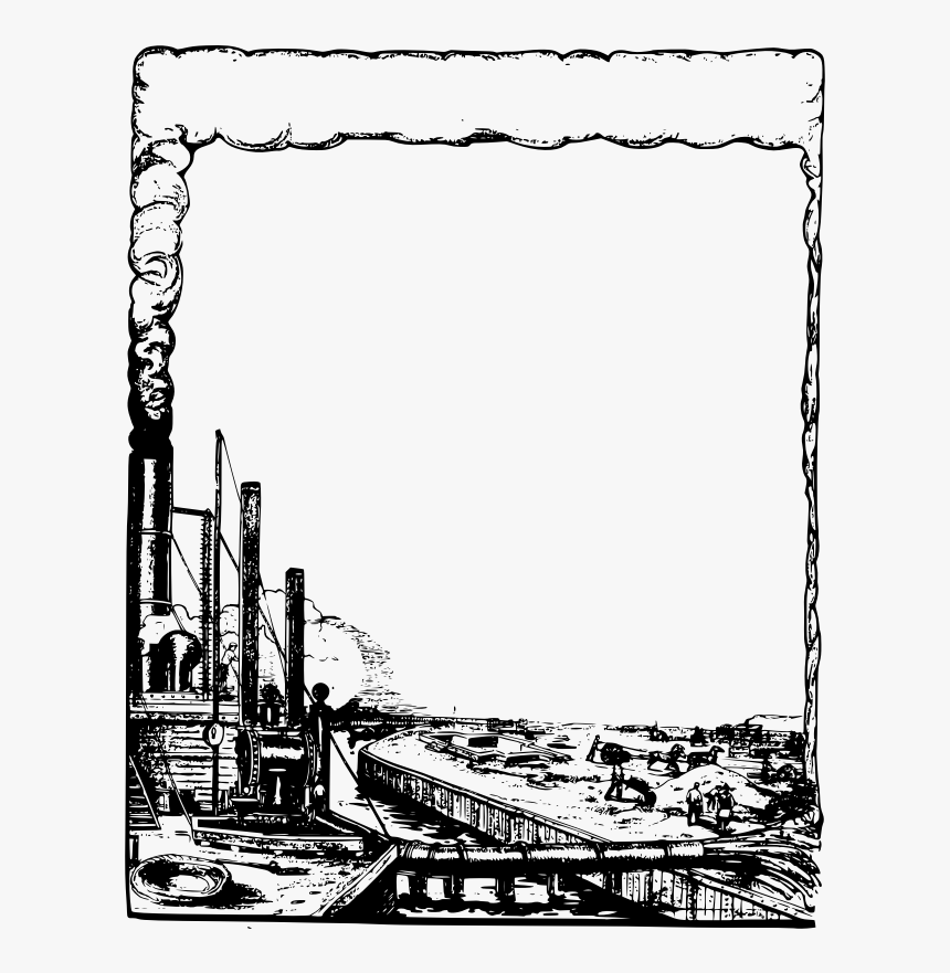 Factory Boat Frame - Factory Frame Png, Transparent Png , Transparent ...