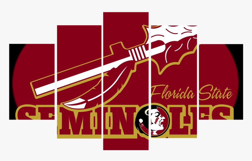Hd Printed Florida State Seminoles Football Logo - Graphic Design, HD ...