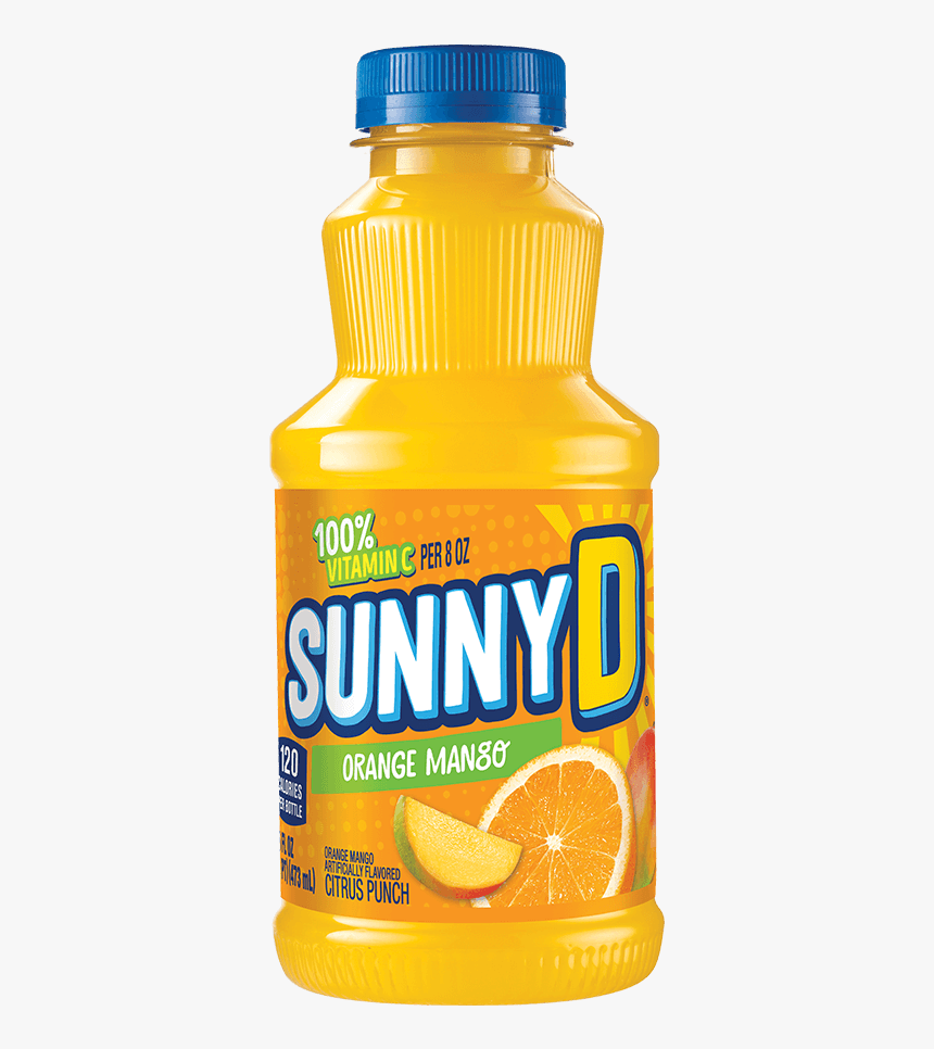 Sunnyd Orange Mango Bottle - Sunny D Drink Orange, HD Png Download ...