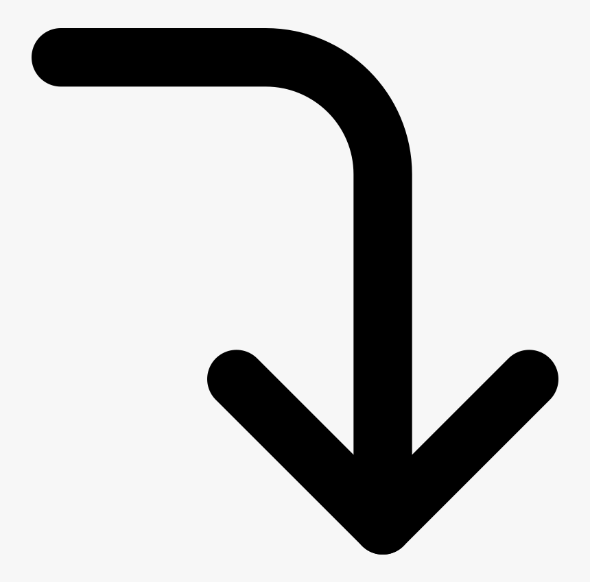 Right Corner Arrow Png, Transparent Png , Transparent Png Image - PNGitem