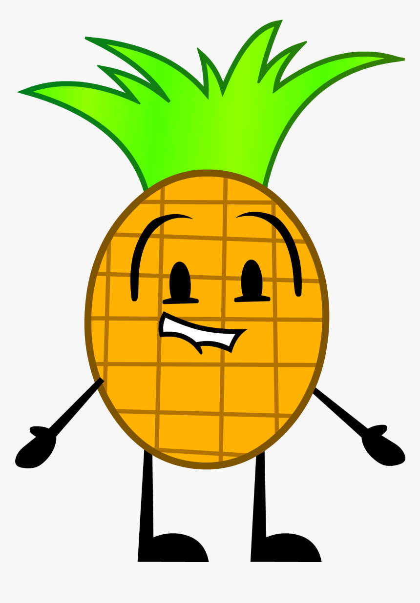 Transparent Cartoon Pineapple Png - Cartoon Pineapple Head, Png ...