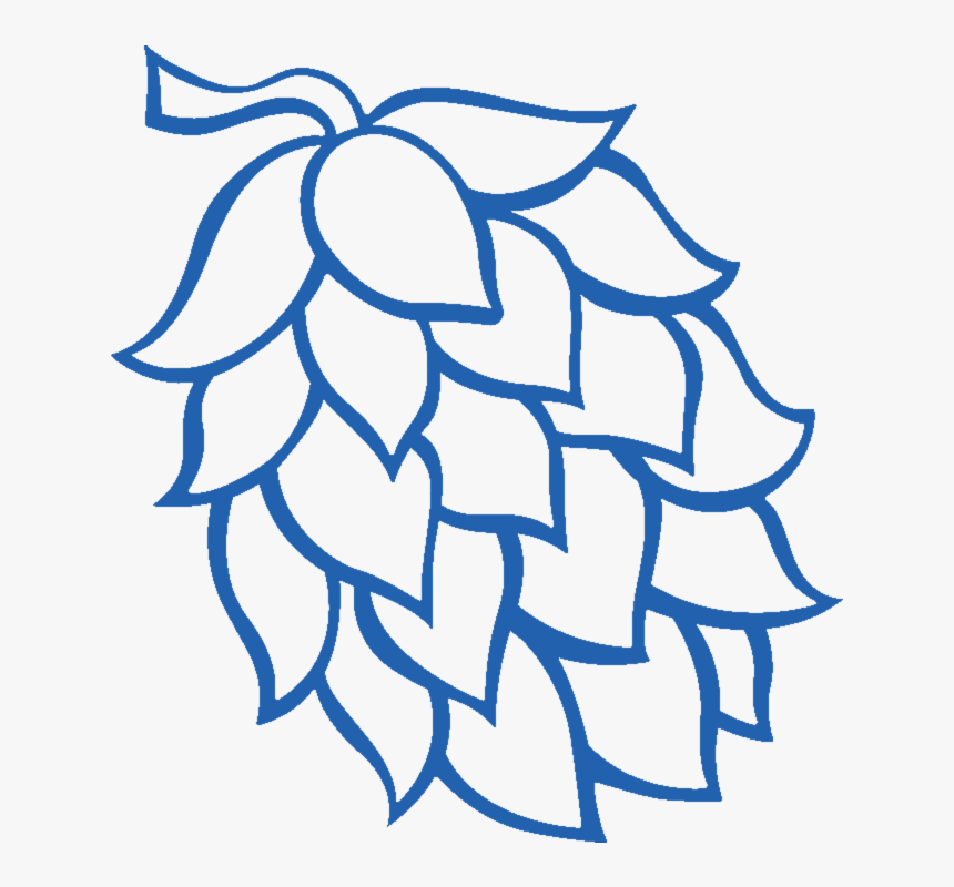 Hop Outline Blue - Hop Outline, HD Png Download , Transparent Png Image ...