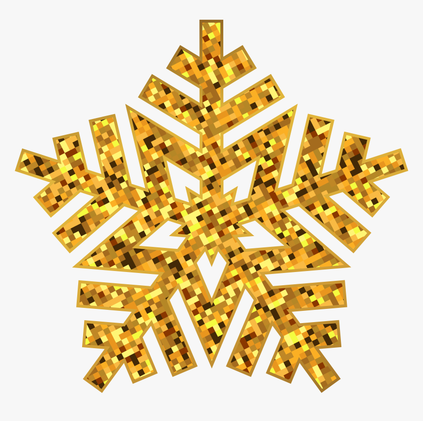 Free Png Gold Snowflake Decorative Png Images Transparent, Png Download ...