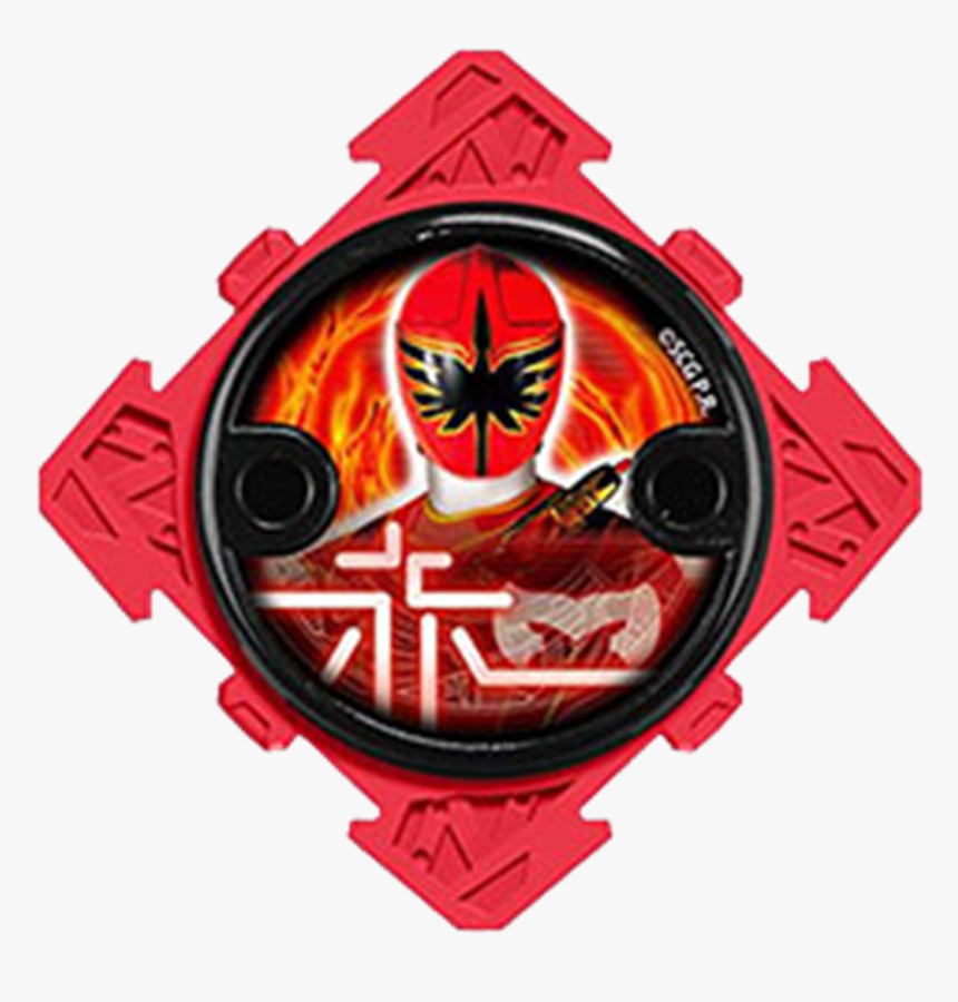 Mystic Force Red Ninja Power Star - Red Ninja Power Star, HD Png ...