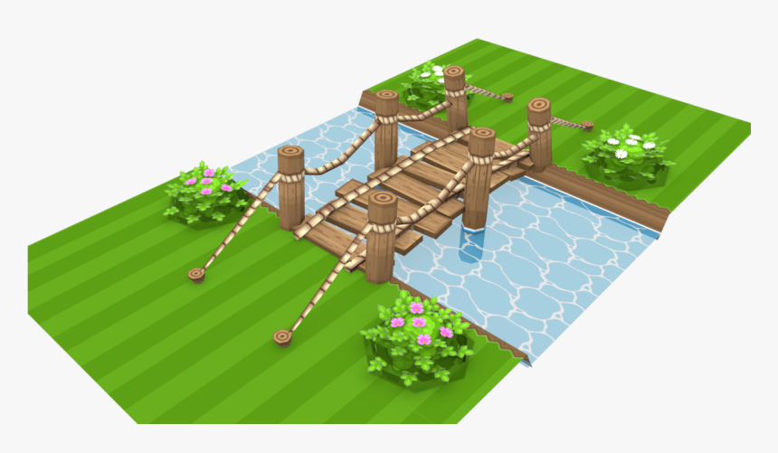Low Poly Wood Bridge, HD Png Download , Transparent Png Image - PNGitem