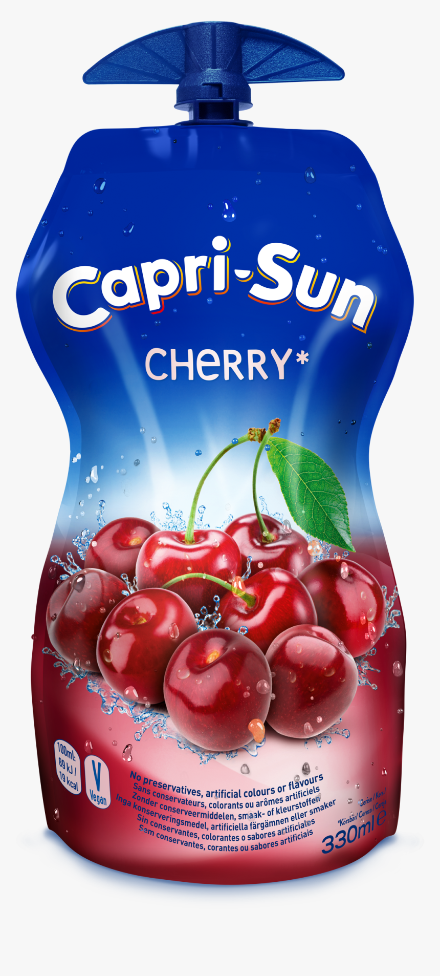 Capri Sun Cherry 330ml, HD Png Download , Transparent Png Image - PNGitem